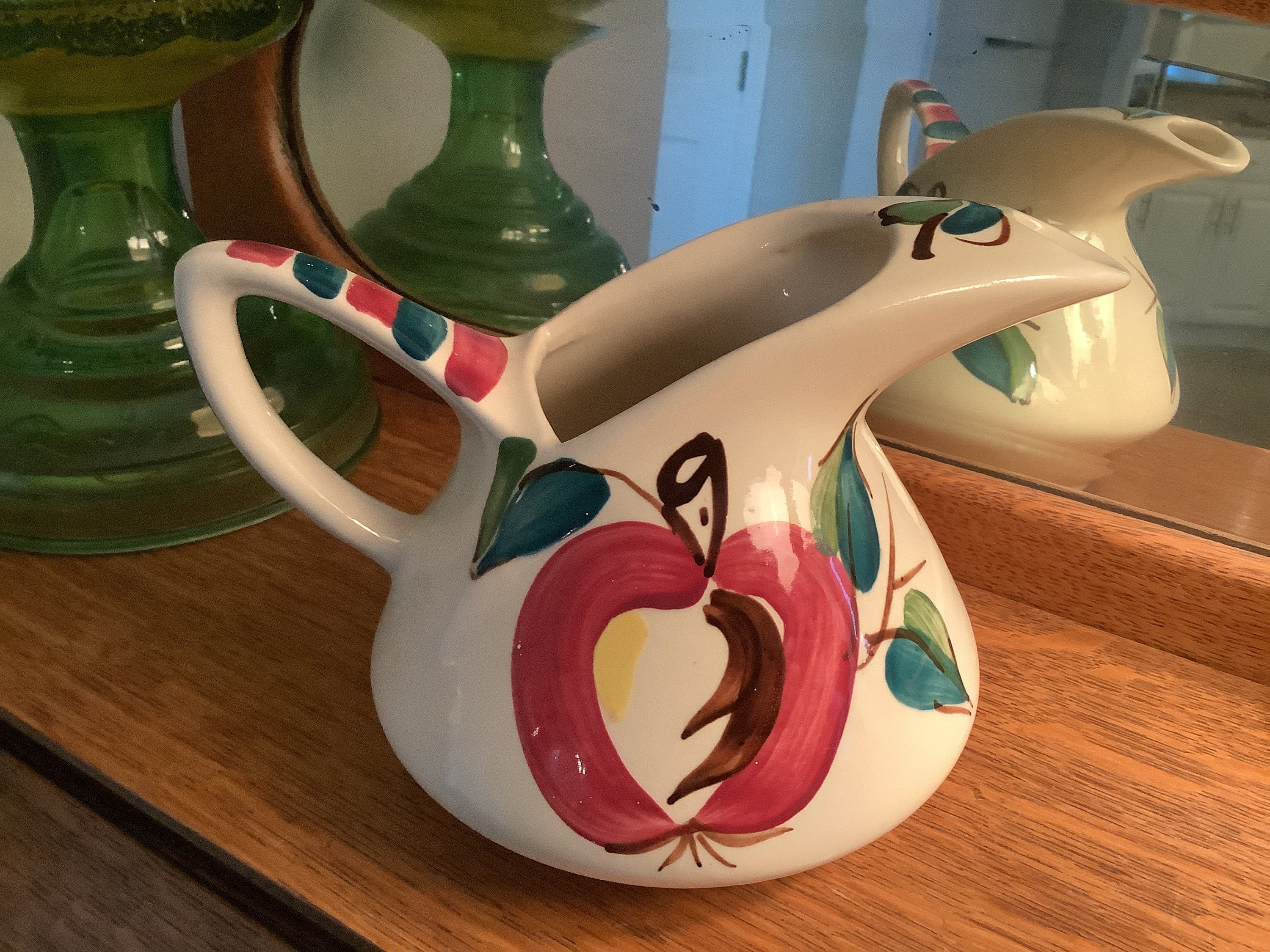Apple Puritan Pottery Pitcher 1940s Retro Apple Pottery - Etsy