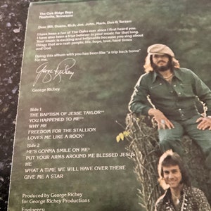 Oak Ridge Boys Vinyl LP, Early Release Oak Ridge Boys Vinyl Vintage ...