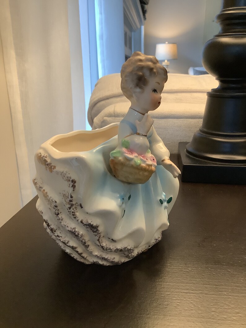 Vintage Inarco E-436 Girl Planter Made in Japan Ceramic Girl - Etsy