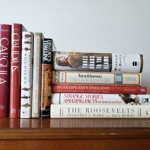 Lot of 10 Vintage History Books, Bundle of 10 Hard Cover Vintage ...