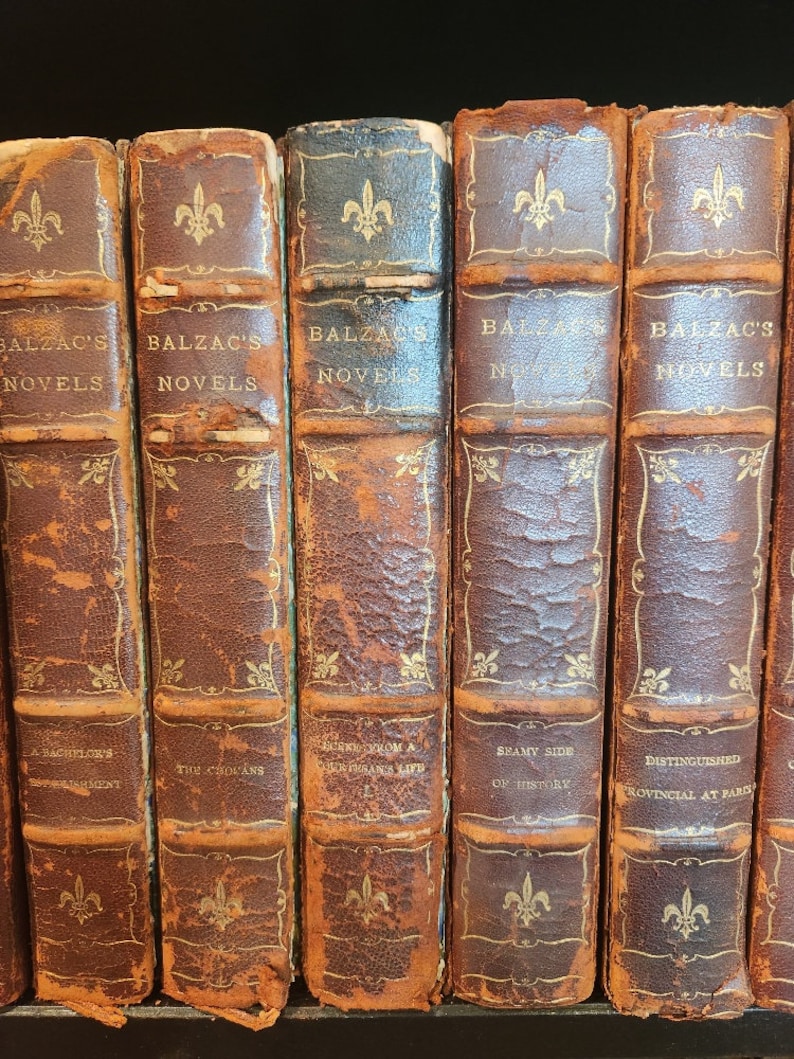 Works of Honoré De Balzac Complete 18 Vol Book Set, Limited Edition ...