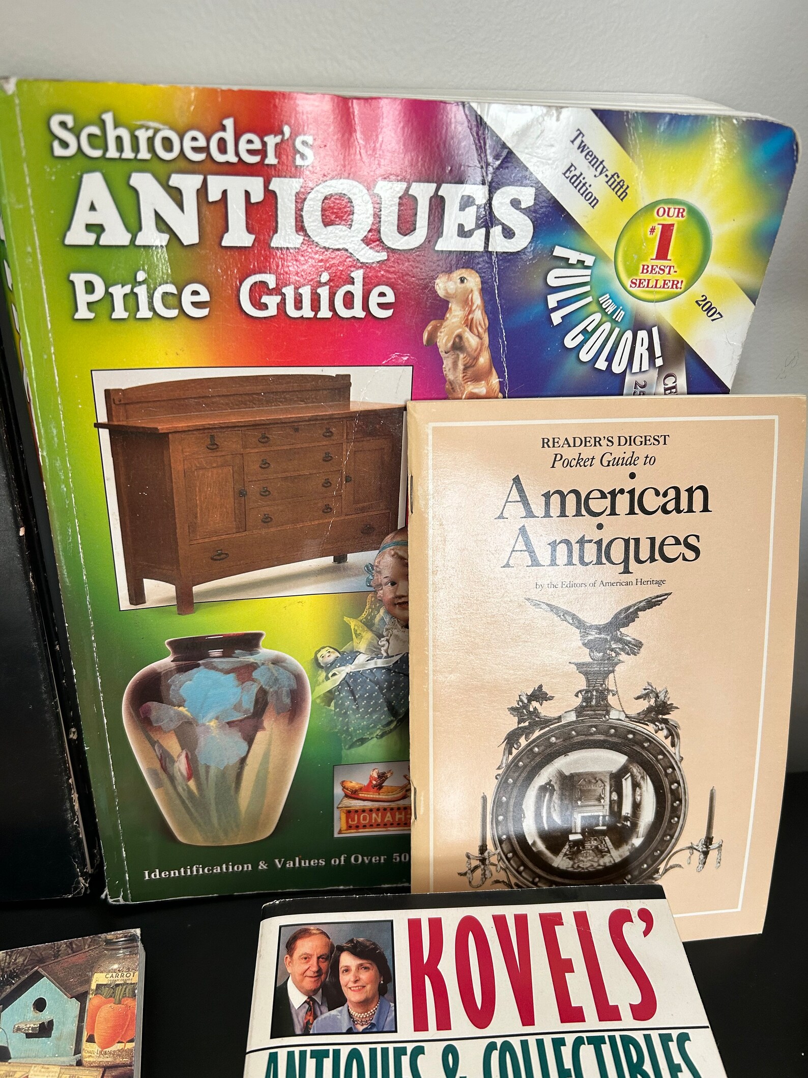 Vintage Lot of Antique Books, Antique Guides, Tiffany & Co. 1986 ...