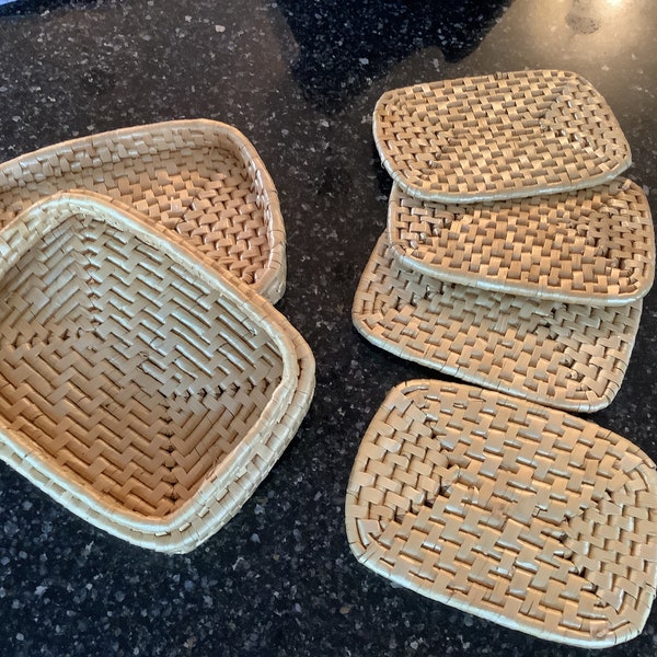 Straw Trivets - Etsy