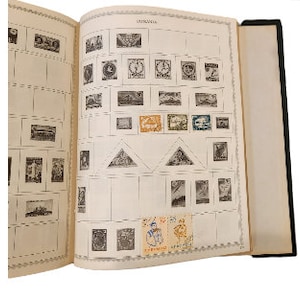 The New World Wide Postage Stamp Album, Stock Book, International ...