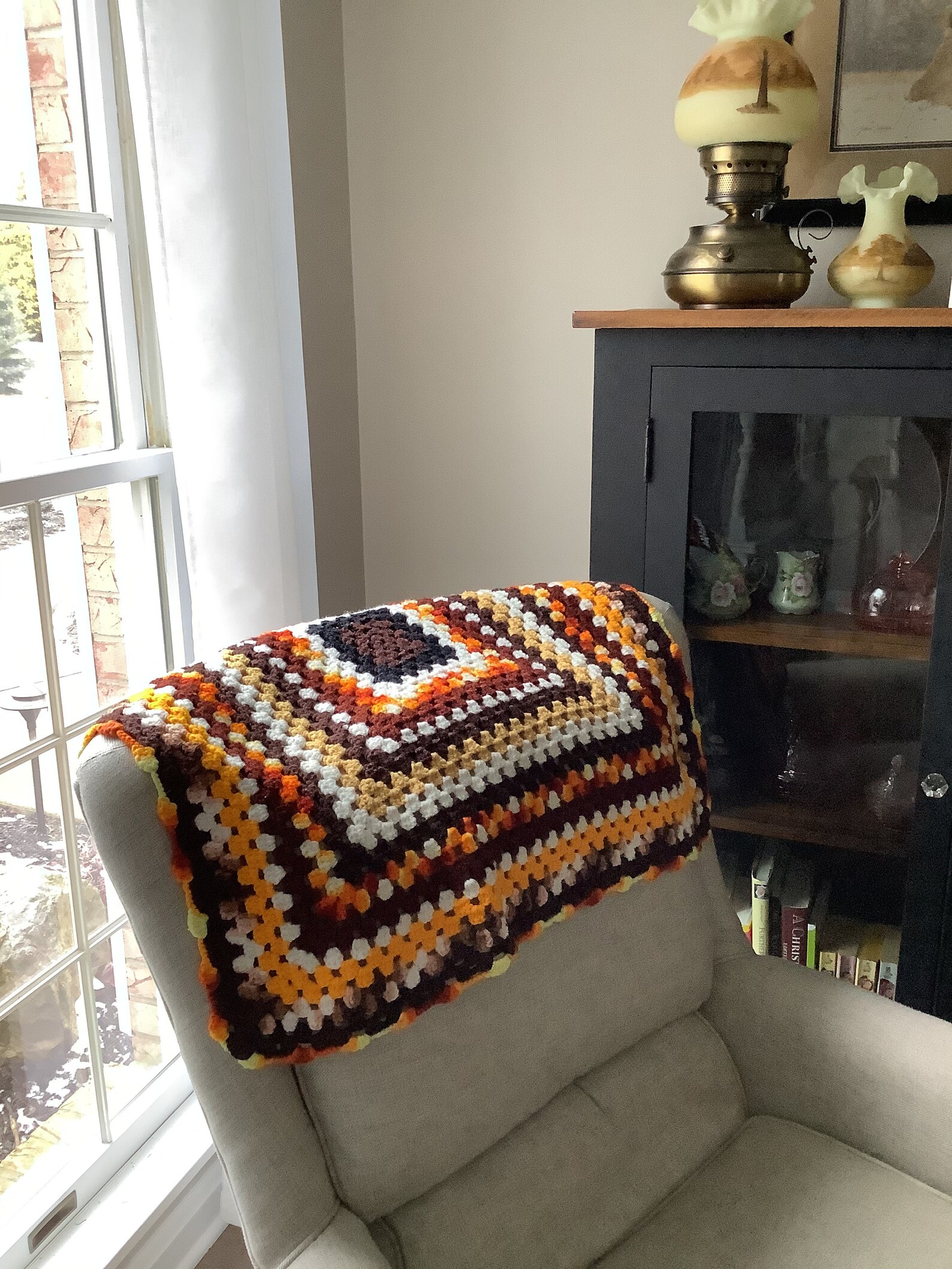 Crocheted Retro Table Accent Hand-crocheted Table - Etsy