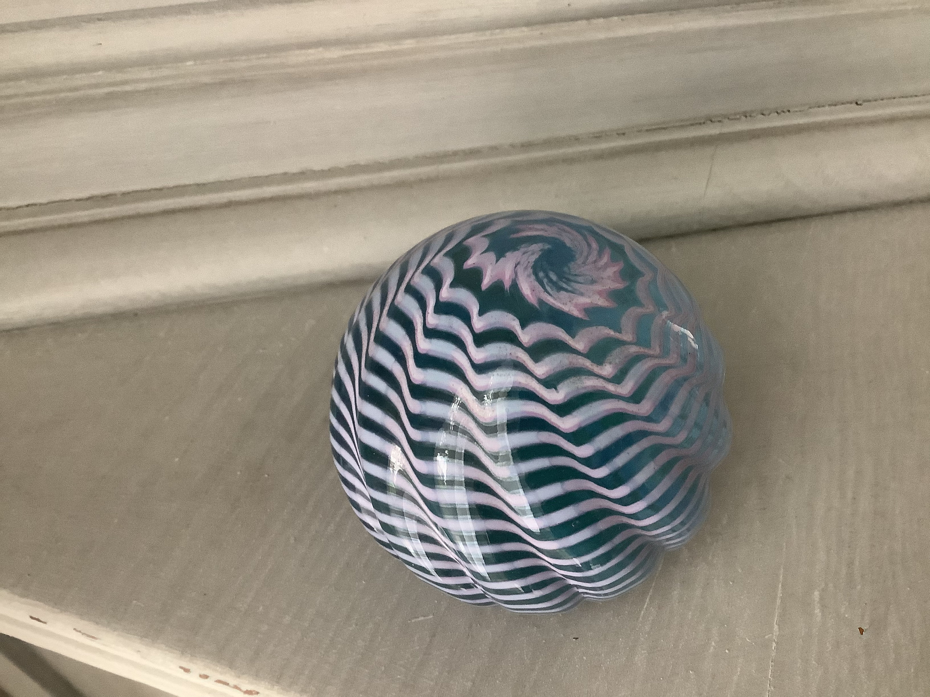 Vintage OBG Hand Blown Paperweight OBG Studio Art Glass - Etsy
