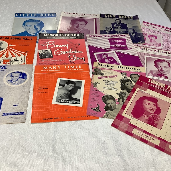 1950s Sheet Music - Etsy
