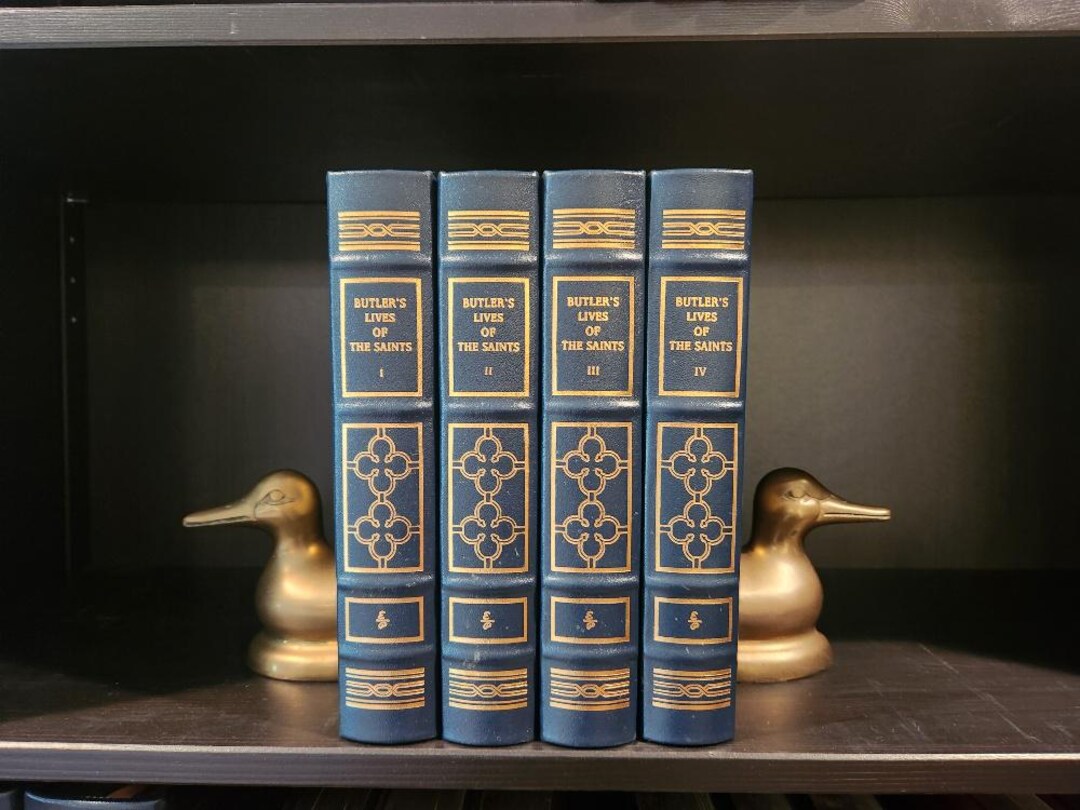 Easton Press the Butler's Lives of the Saints COMPLETE SET (4 Volumes ...