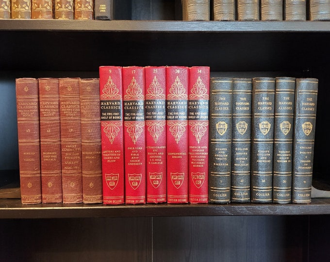 Vintage the Harvard Classics Collection, the Five Foot Shelf of Books ...