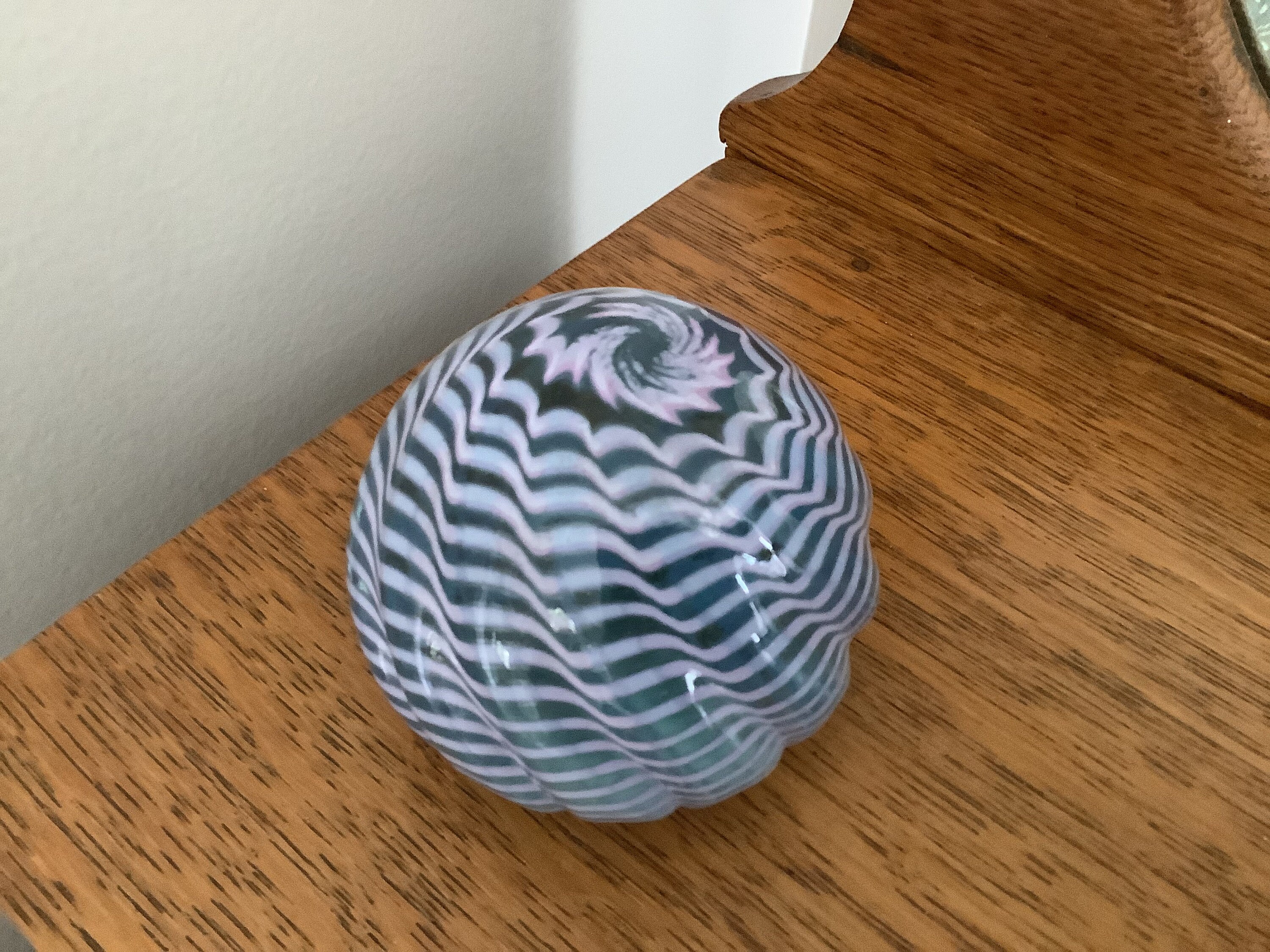 Vintage OBG Hand Blown Paperweight OBG Studio Art Glass - Etsy