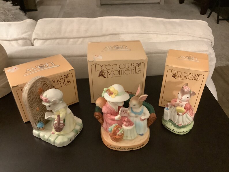 Vintage the Precious Moments Collection 3 Figurines in | Etsy
