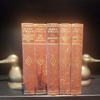 Mark Twain’s Works by P. F. Collier | Vintage Decor Book | Vintage Book ...