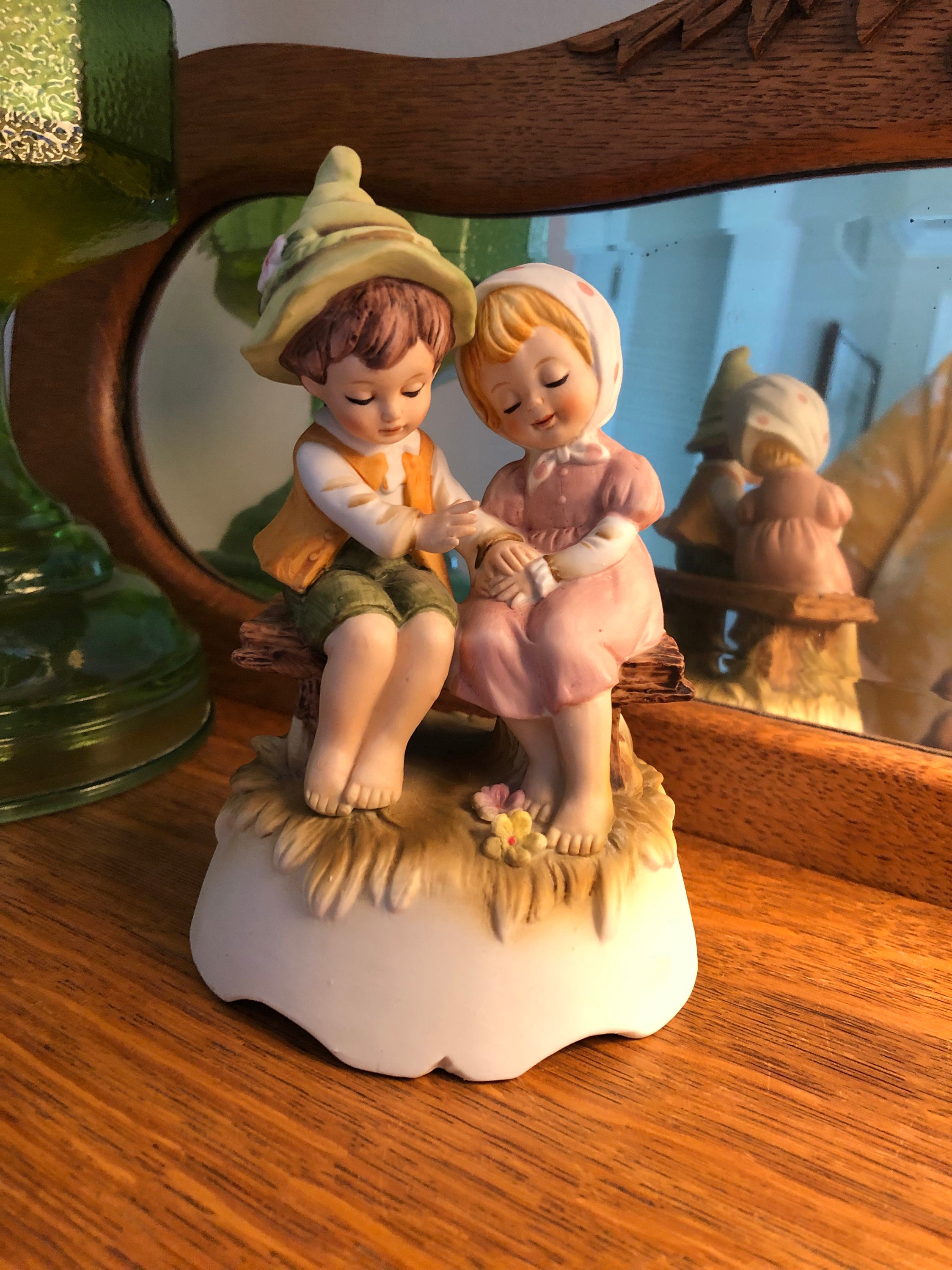 Vintage Lefton Collectibles, Vintage “if You Love Me” Musical Figurine ...
