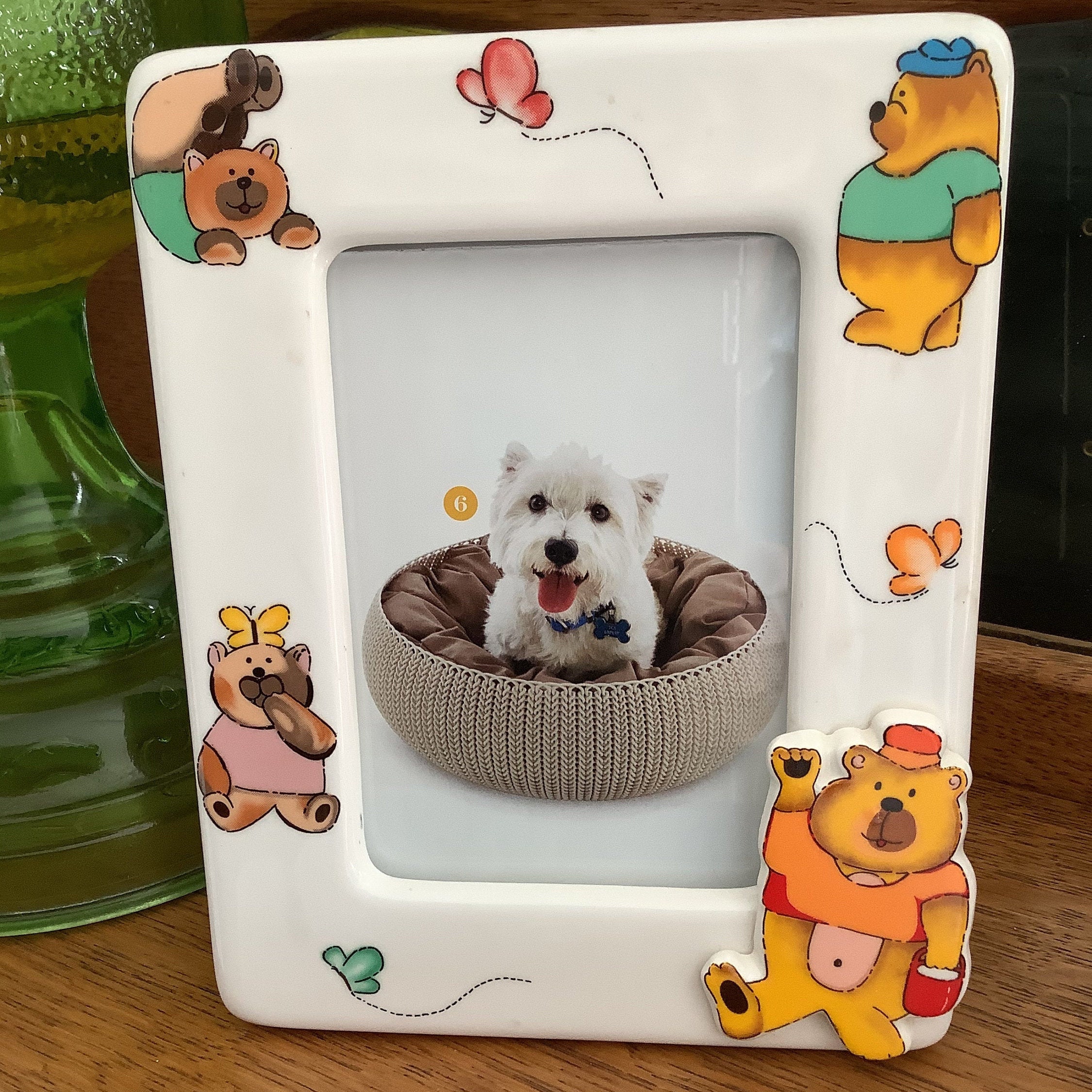 Kid's Picture Frame Vintage Teddy Bear Picture Frame - Etsy