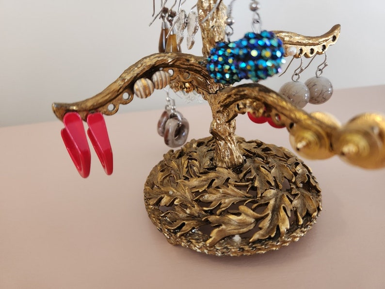 Vintage Earring Holder 60s Sam Fink Organizer Gold Earring - Etsy