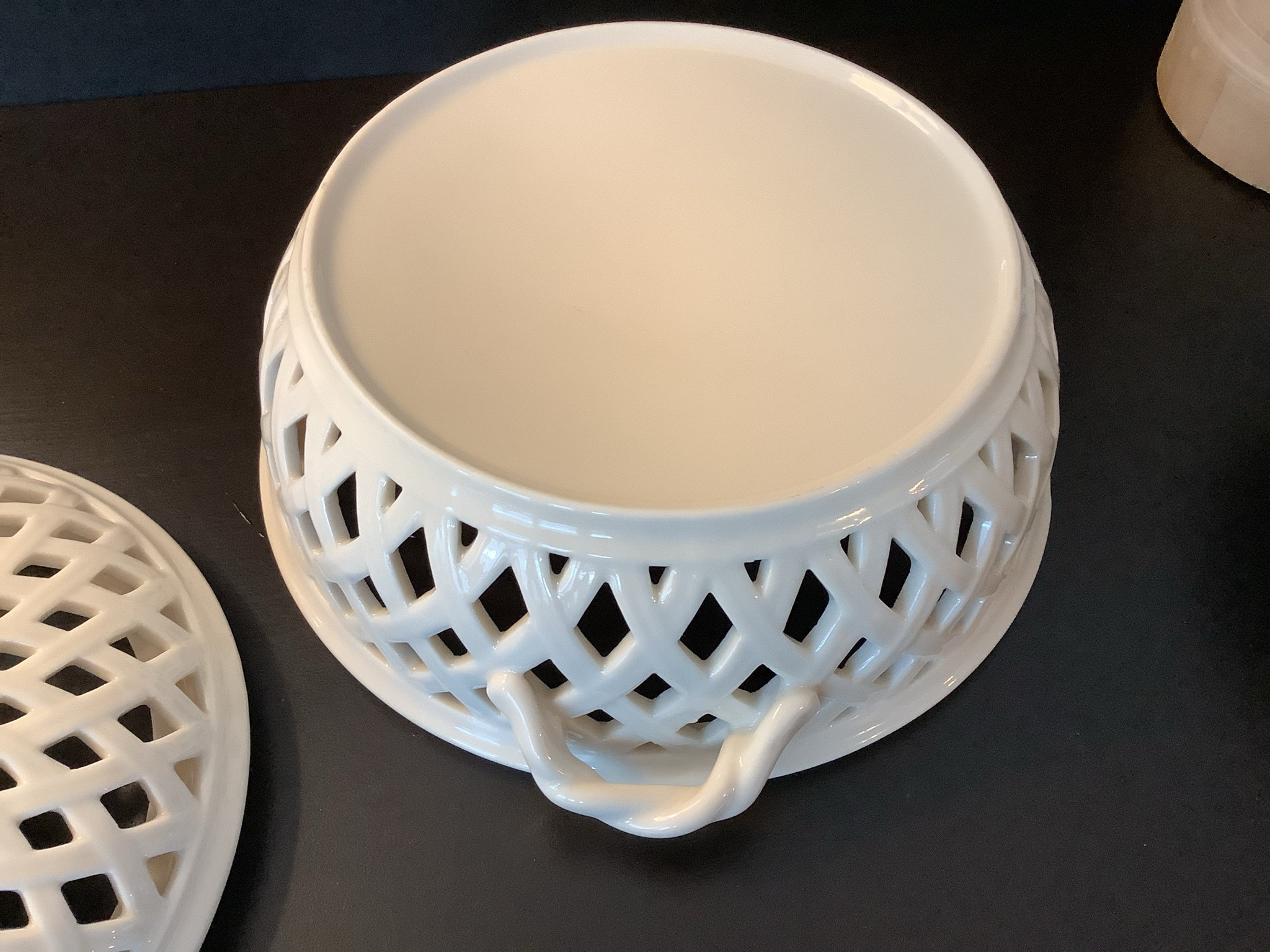Lidded Ceramic Bread Dish Anne Nichols Large Ceramic Dish - Etsy