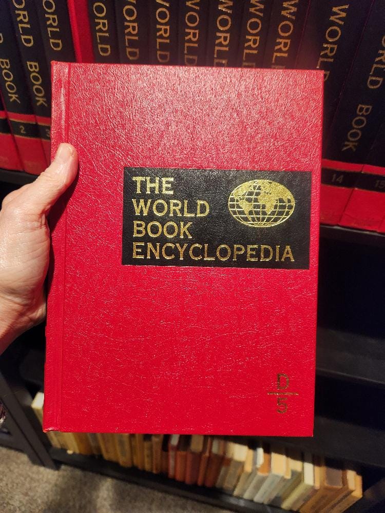 Vintage World Book Encyclopedia COMPLETE 1971 Set, Red & Black ...