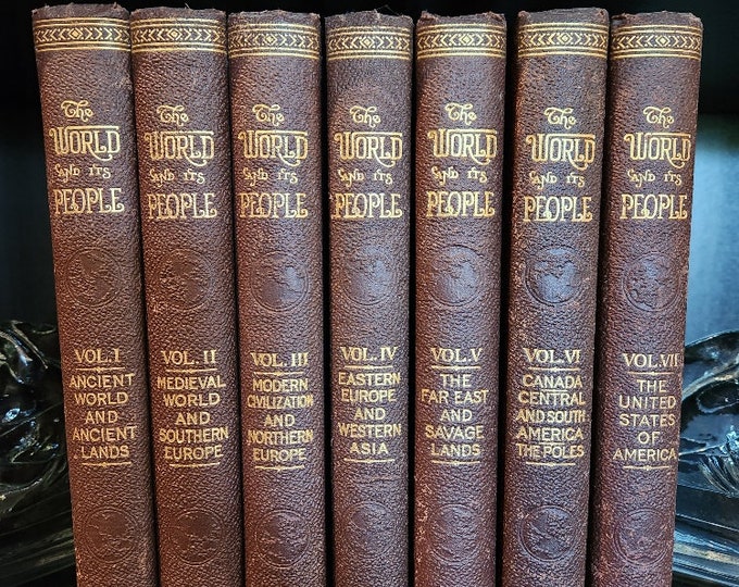 Vintage the World and Its People Books, Vintage World History Books ...