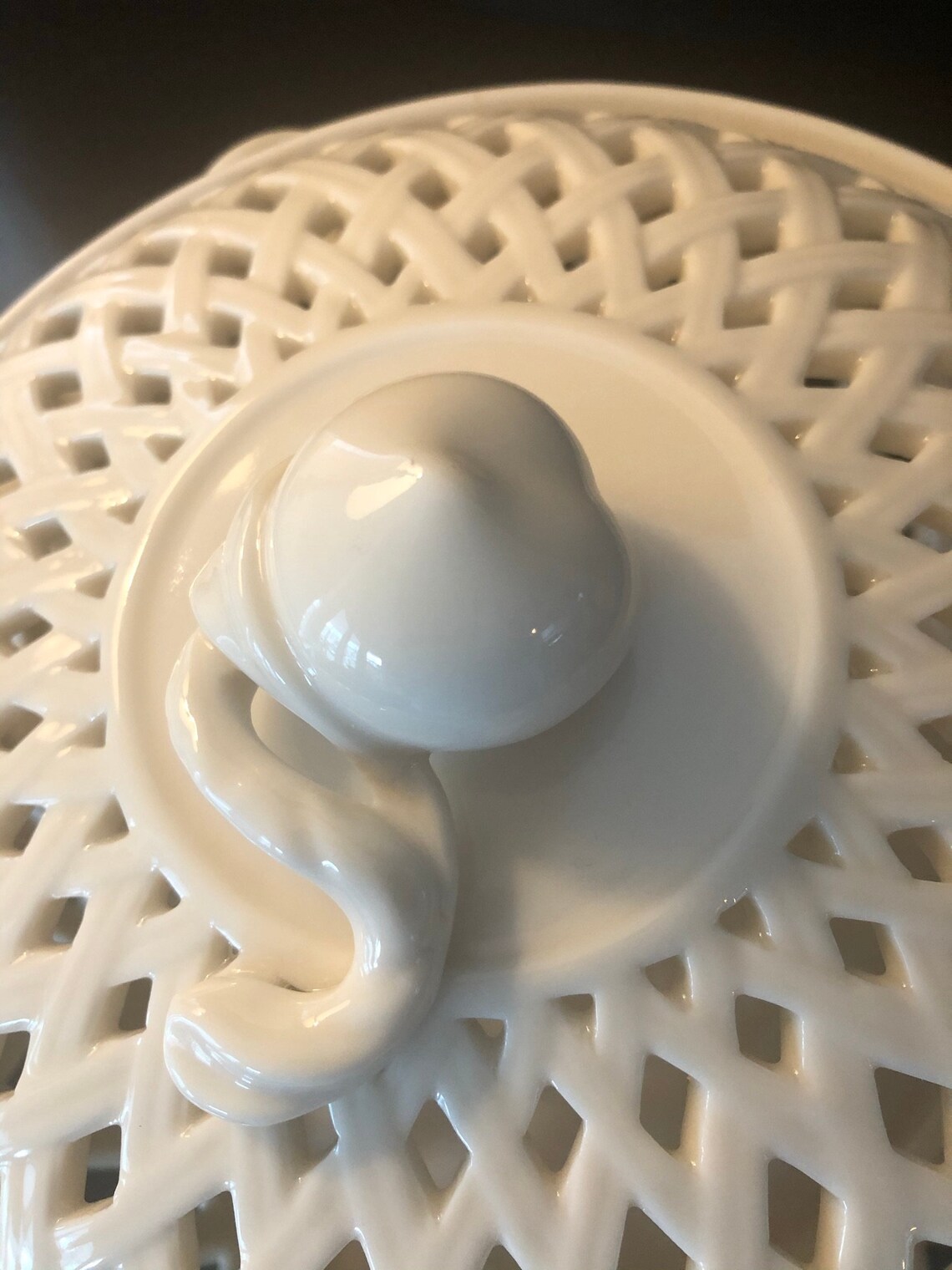 Lidded Ceramic Bread Dish Anne Nichols Large Ceramic Dish - Etsy
