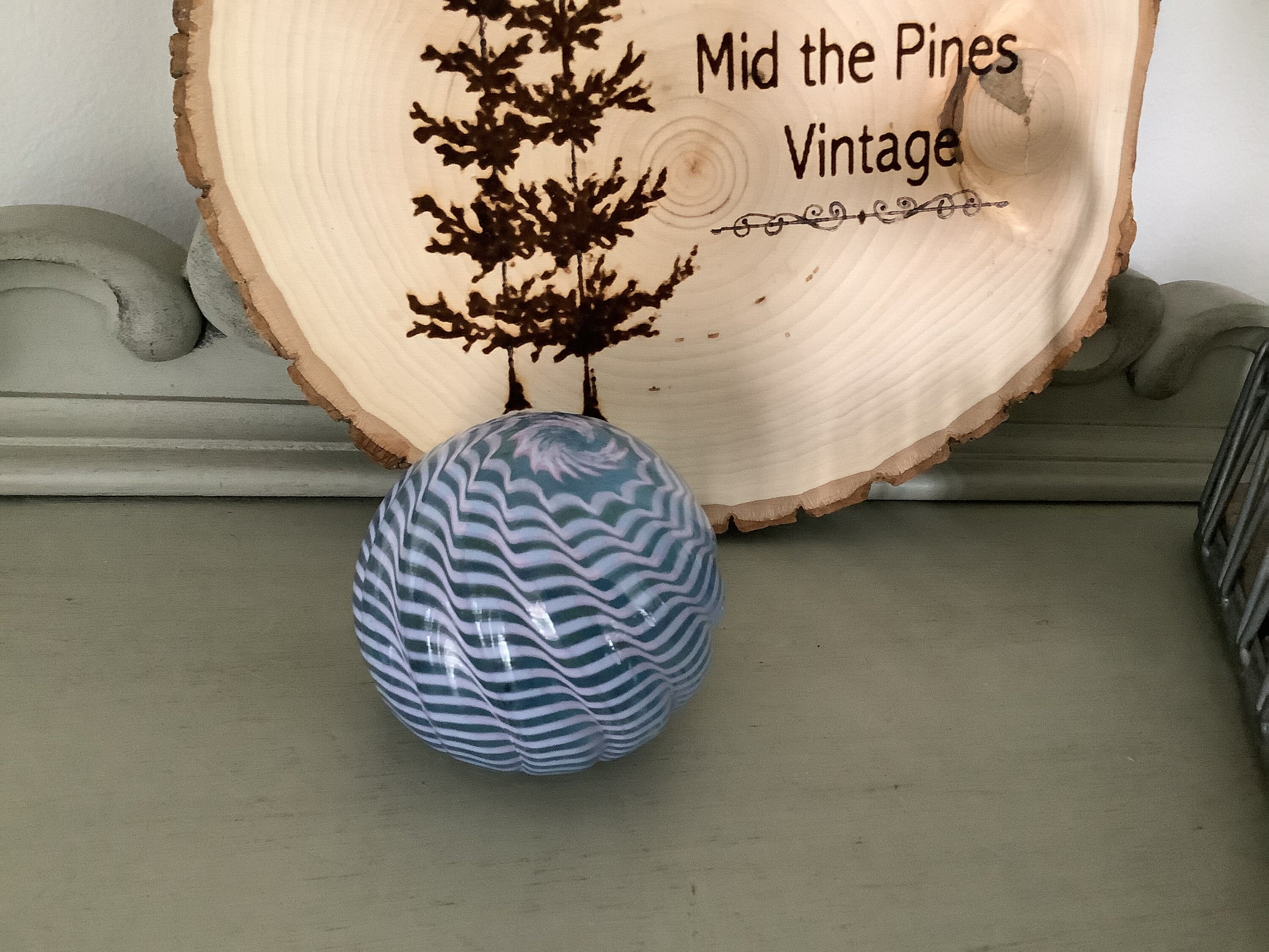 Vintage OBG Hand Blown Paperweight OBG Studio Art Glass - Etsy