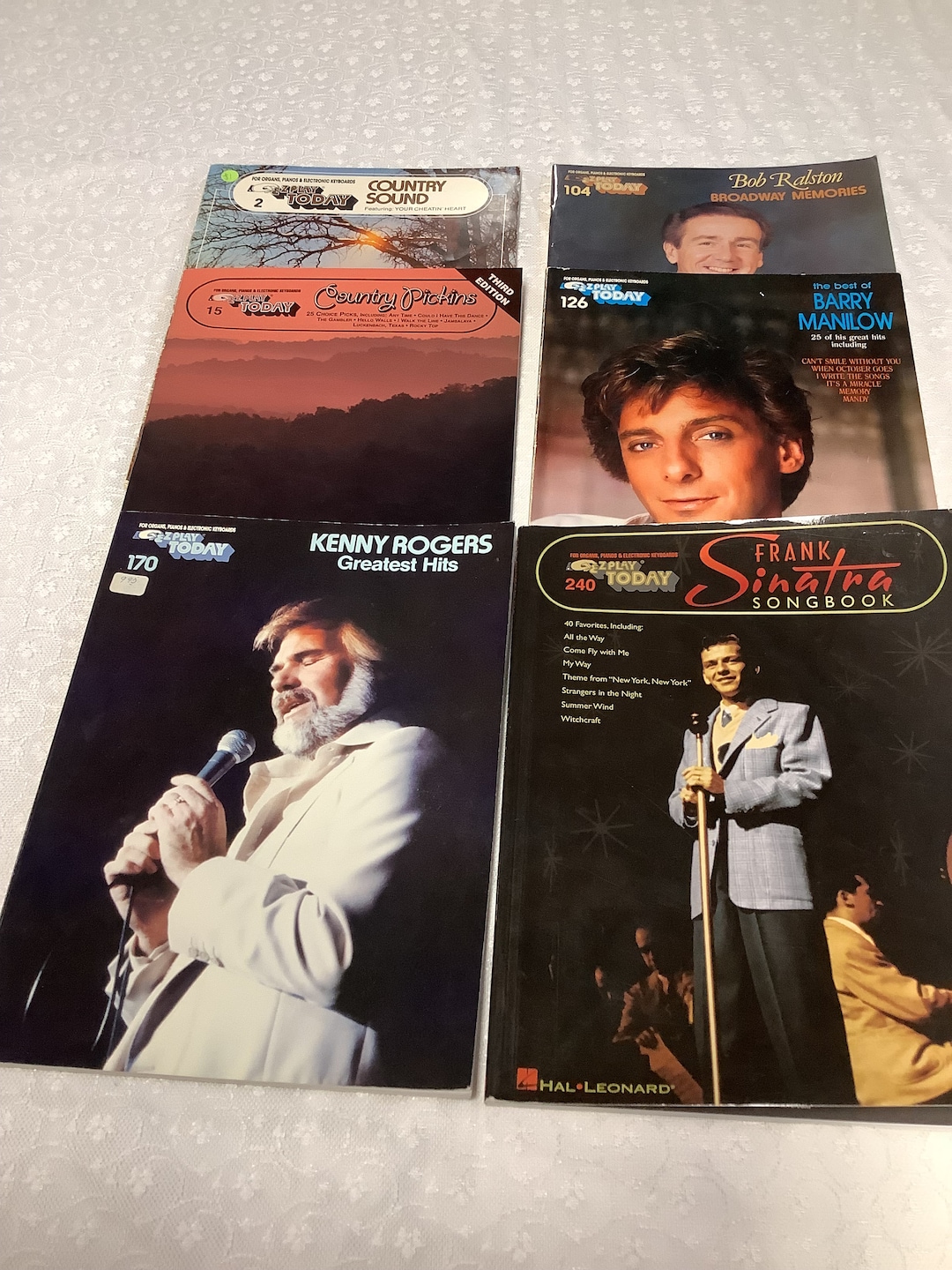 EZ Play Today Music Books, 6 Hal Leonard 1975 Music for Piano, Organ ...