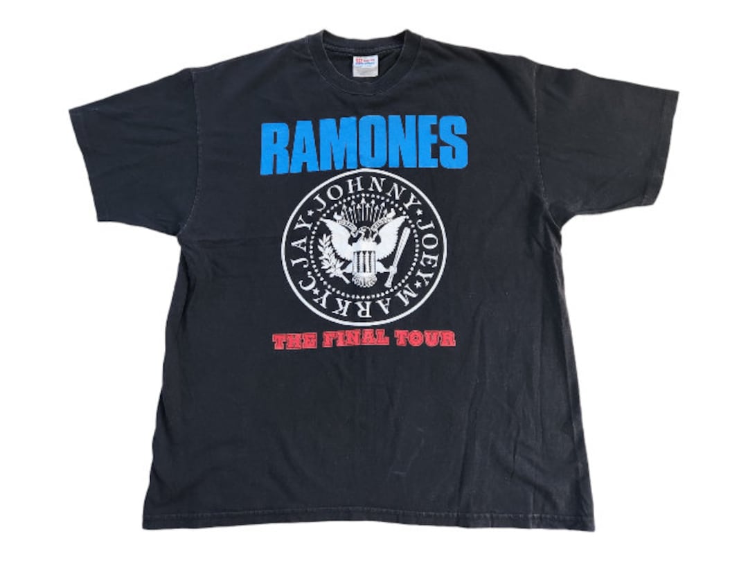 Vintage Ramones Adios Amigos 1996 Final Tour T-shirt, Size X-large ...