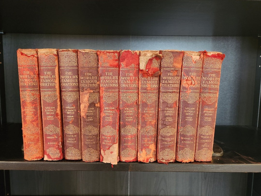 The World’s Famous Orations 1906 COMPLETE 10 Volumes Set, Antique HC ...