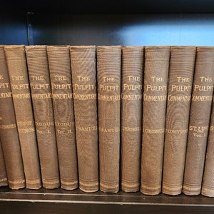 Vintage the Pulpit Commentary Set, Edited by Rev H.D.M Spence & Rev ...