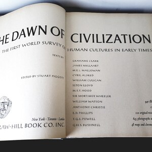 The Dawn of Civilization (first World Survey), the Birth of Western ...