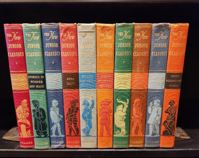 Vintage 1956 Collier's the New Junior Classics COMPLETE Set of 10 ...