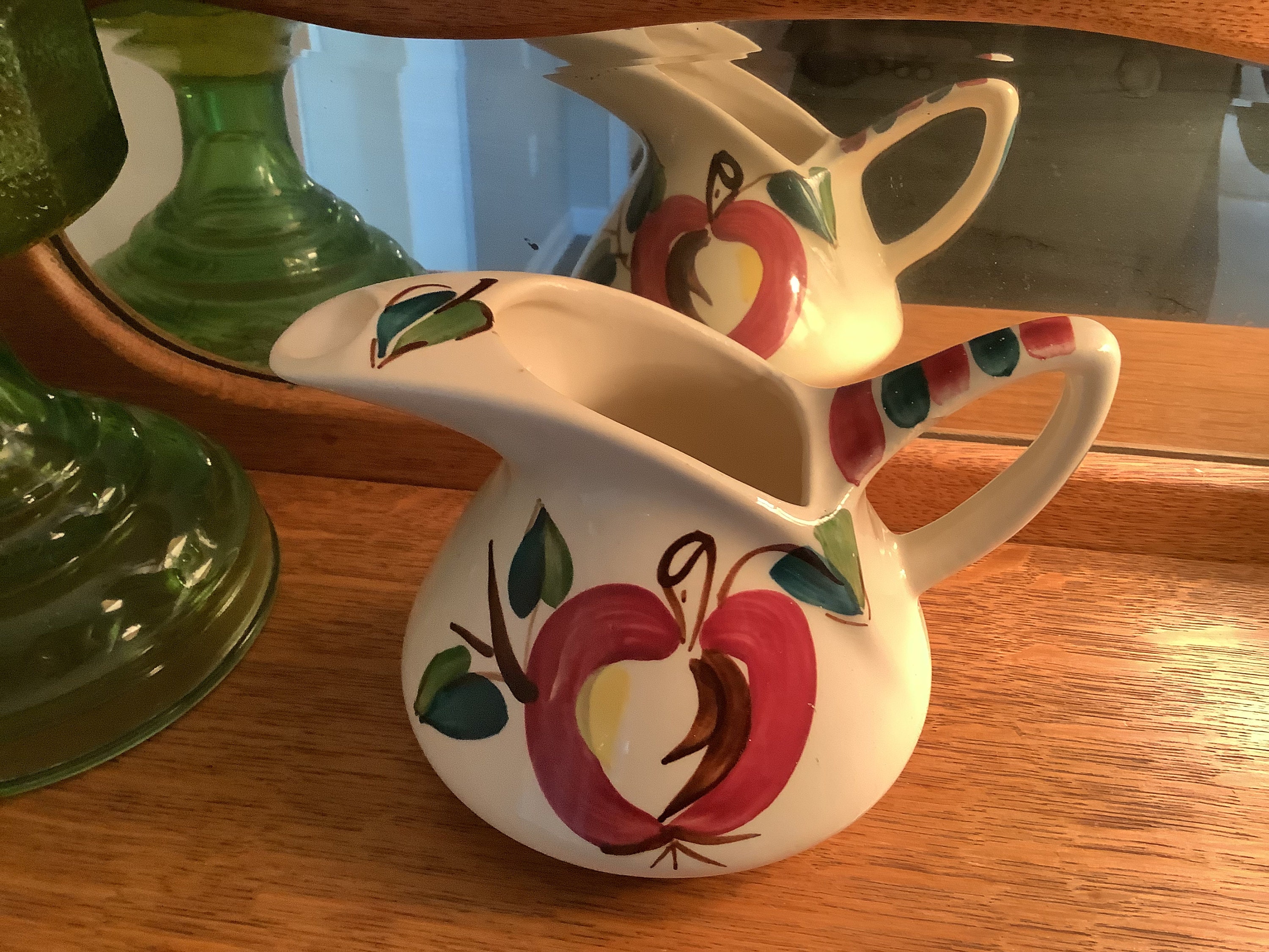 Apple Puritan Pottery Pitcher 1940s Retro Apple Pottery - Etsy