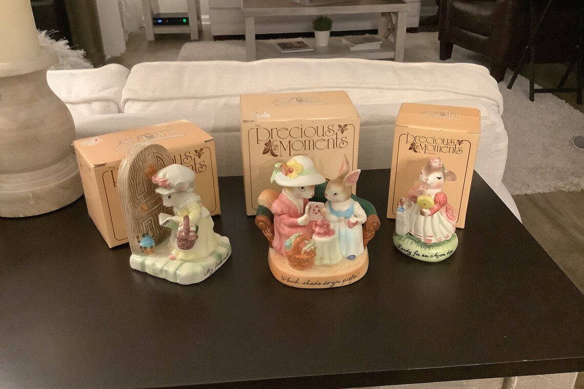 Vintage the Precious Moments Collection 3 Figurines in | Etsy