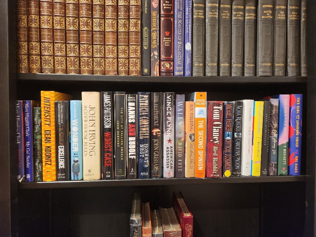 Fill A Bookshelf, Shelf Full of Books, Tom Clancy, John Grisham, James ...