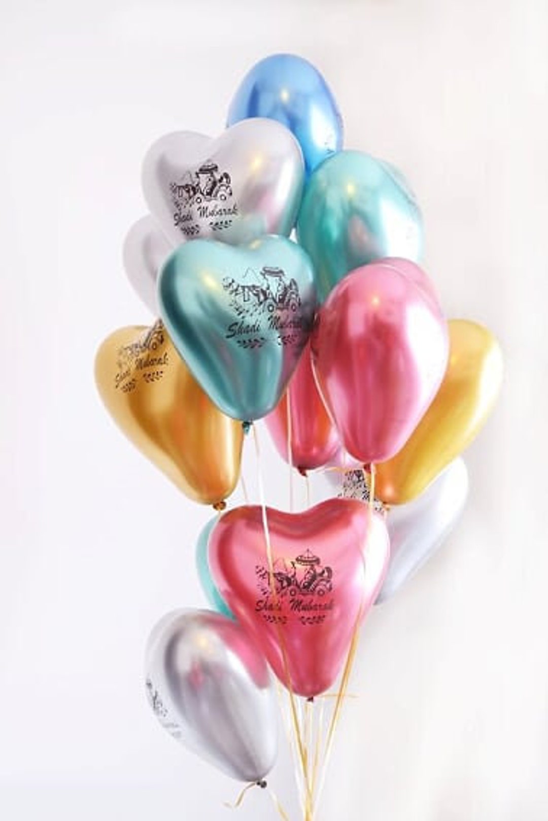 Shadi Mubarak Balloons Asian Wedding Muslim Wedding Balloons - Etsy UK