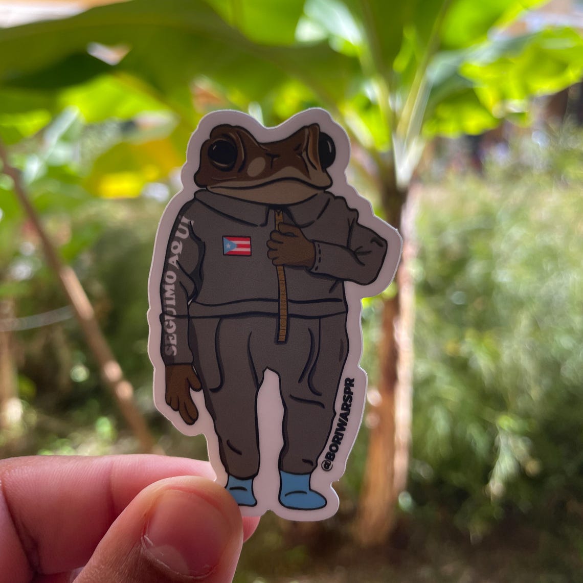 Sapo Concho Sticker Puertorican Frog Bad Bunny Sticker Debi Tirar Mas ...