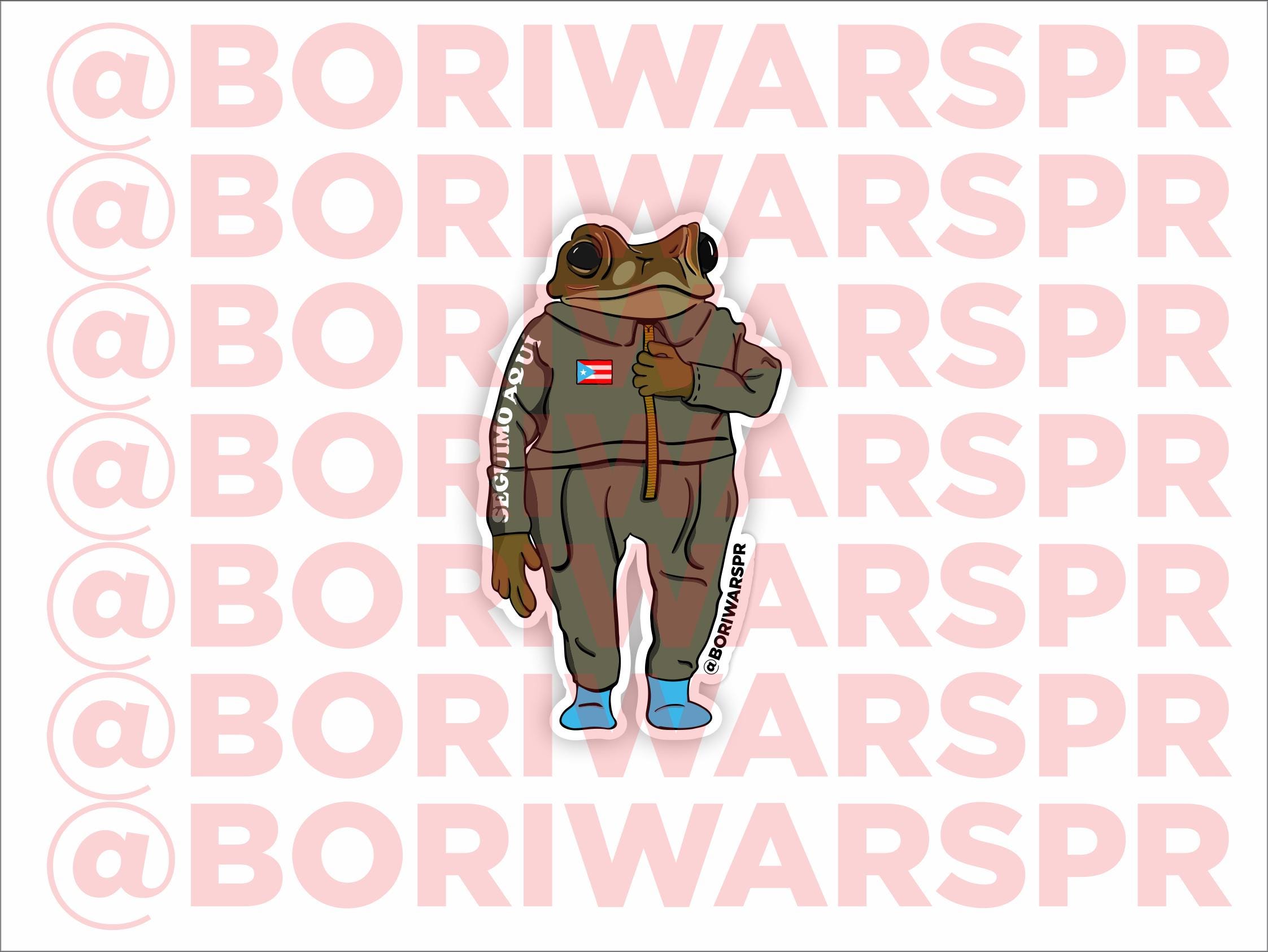 Sapo Concho Sticker Puertorican Frog Bad Bunny Sticker Debi Tirar Mas ...