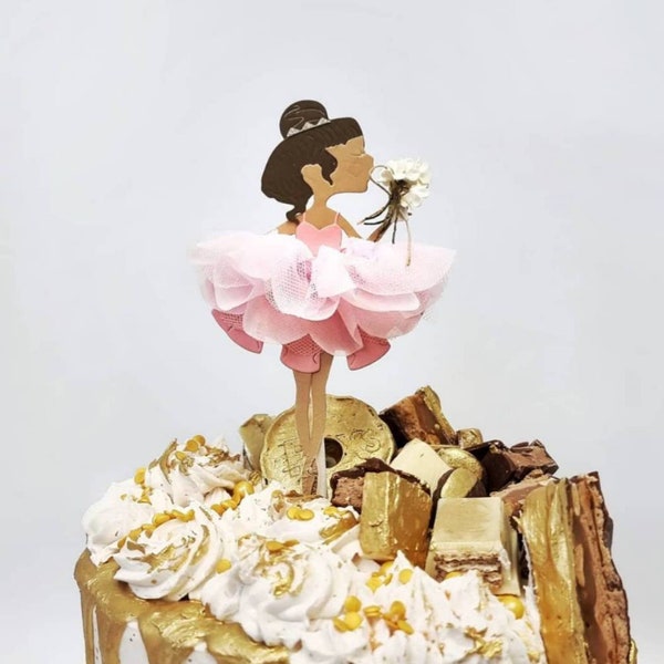 Ballerina Cake Topper - Etsy