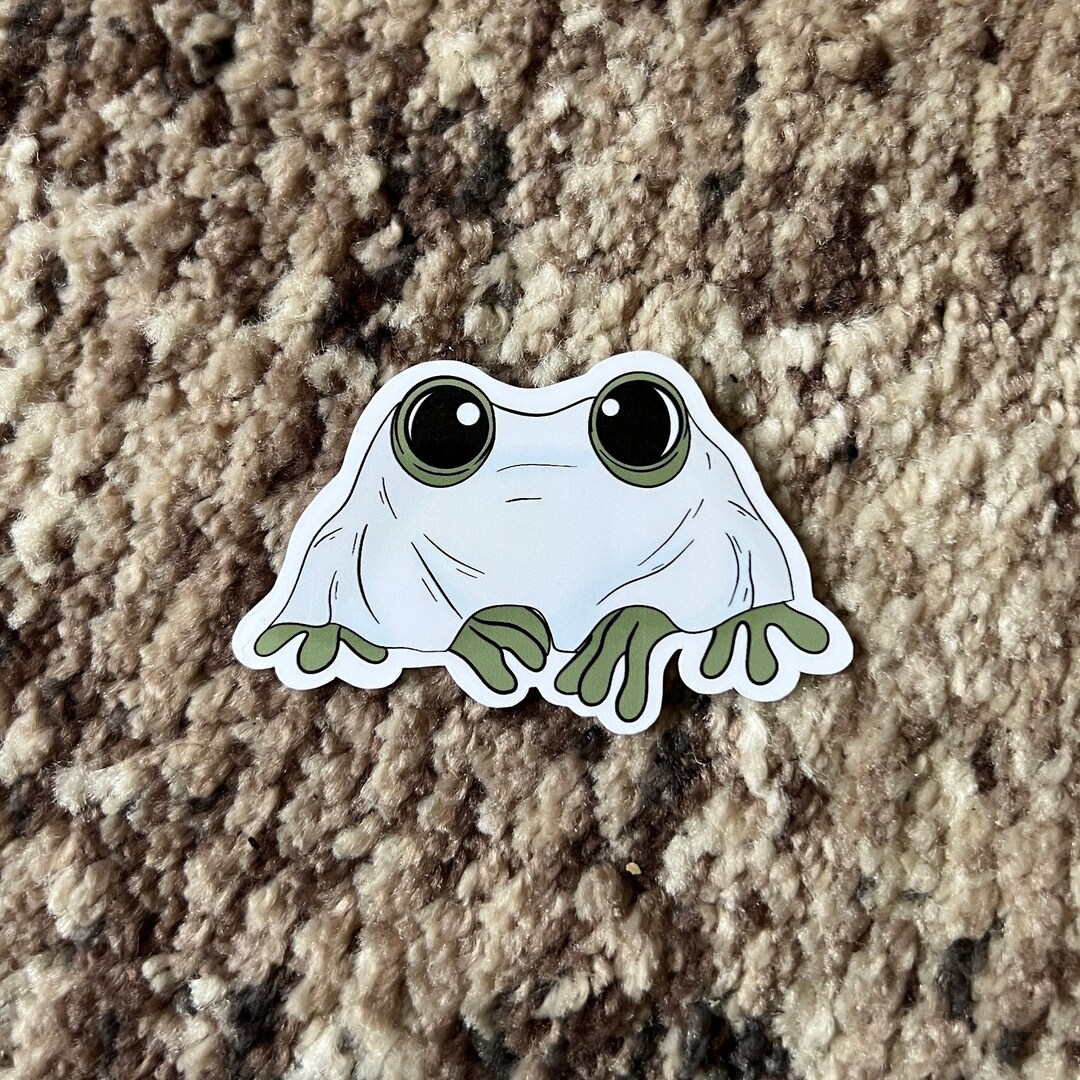 Frog Ghost Sticker Halloween Sticker Waterproof Sticker Stickers for ...