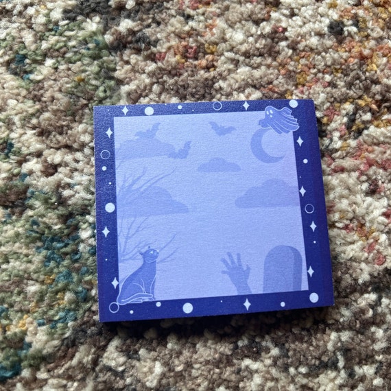 Spooky Halloween Sticky Notes Halloween Lover Gifts Spooky - Etsy