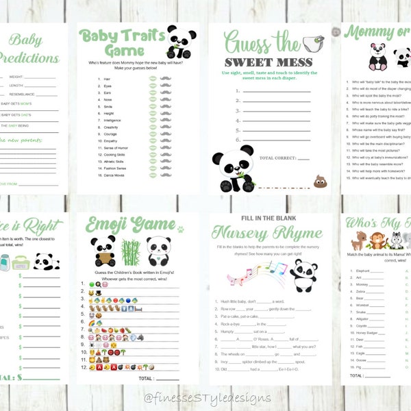 Panda Baby Shower - Etsy