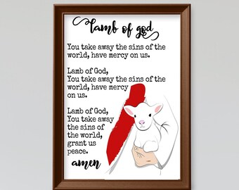The Lamb of God (digital, Printable PDF) - Etsy