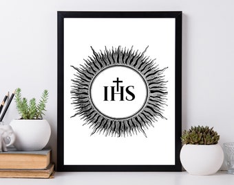 Ihs Catholic Symbol - Etsy