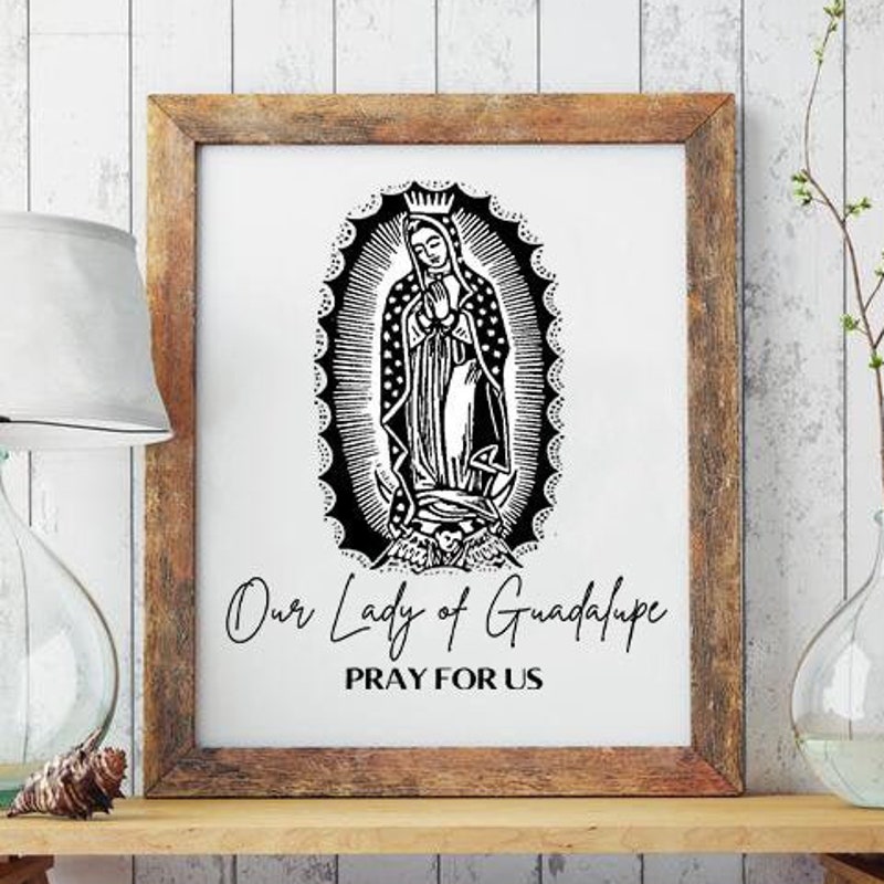 Our Lady of Guadalupe Print - Etsy