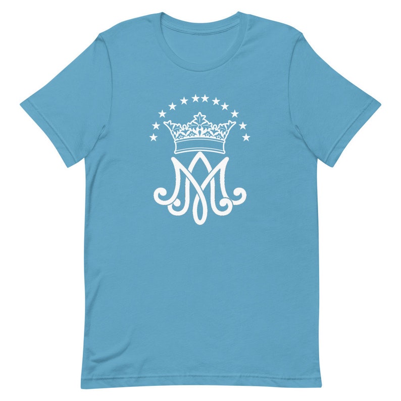 Auspice Maria T-shirt Marian Symbol T-shirt Virgin Mary - Etsy