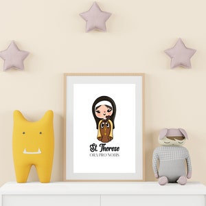 St. Therese of Lisieux Nursery Printable, St. Therese of the Child ...