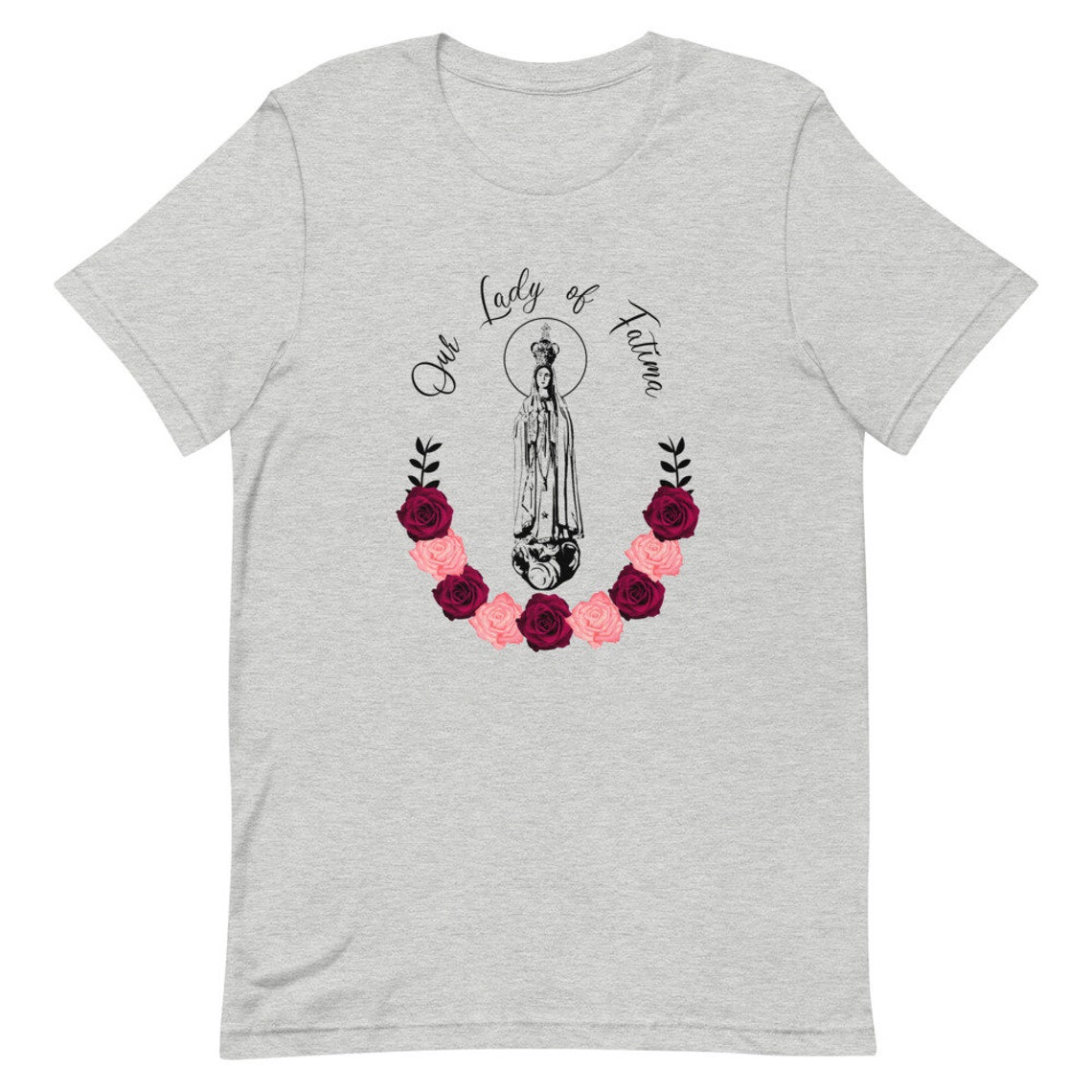 Our Lady of Fatima T-shirt Our Lady of Fatima Catholic Shirt - Etsy
