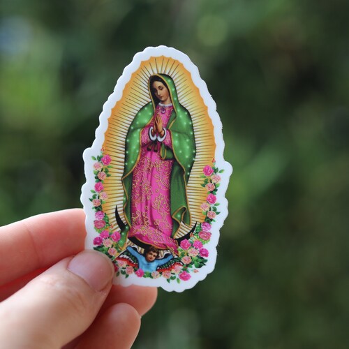 Our Lady Of Guadalupe Decal Sticker Vinyl Decal Virgin Of Etsy