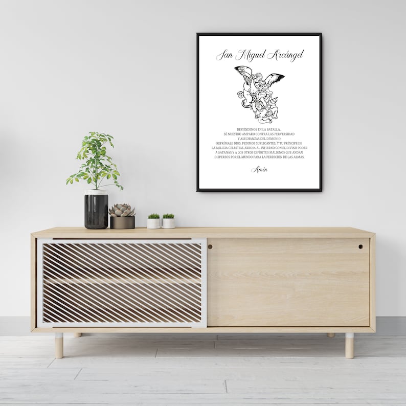 San Miguel Arcángel Oración Católica Imprimible, Spanish Saint Michael ...
