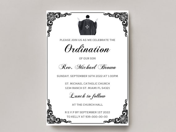 Ordination Announcement Novena Church Is Delighted To Announce The