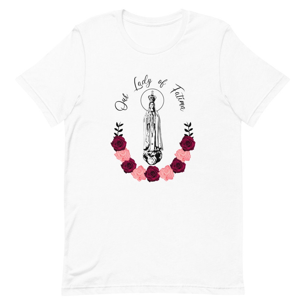 Our Lady of Fatima T-shirt Our Lady of Fatima Catholic Shirt - Etsy